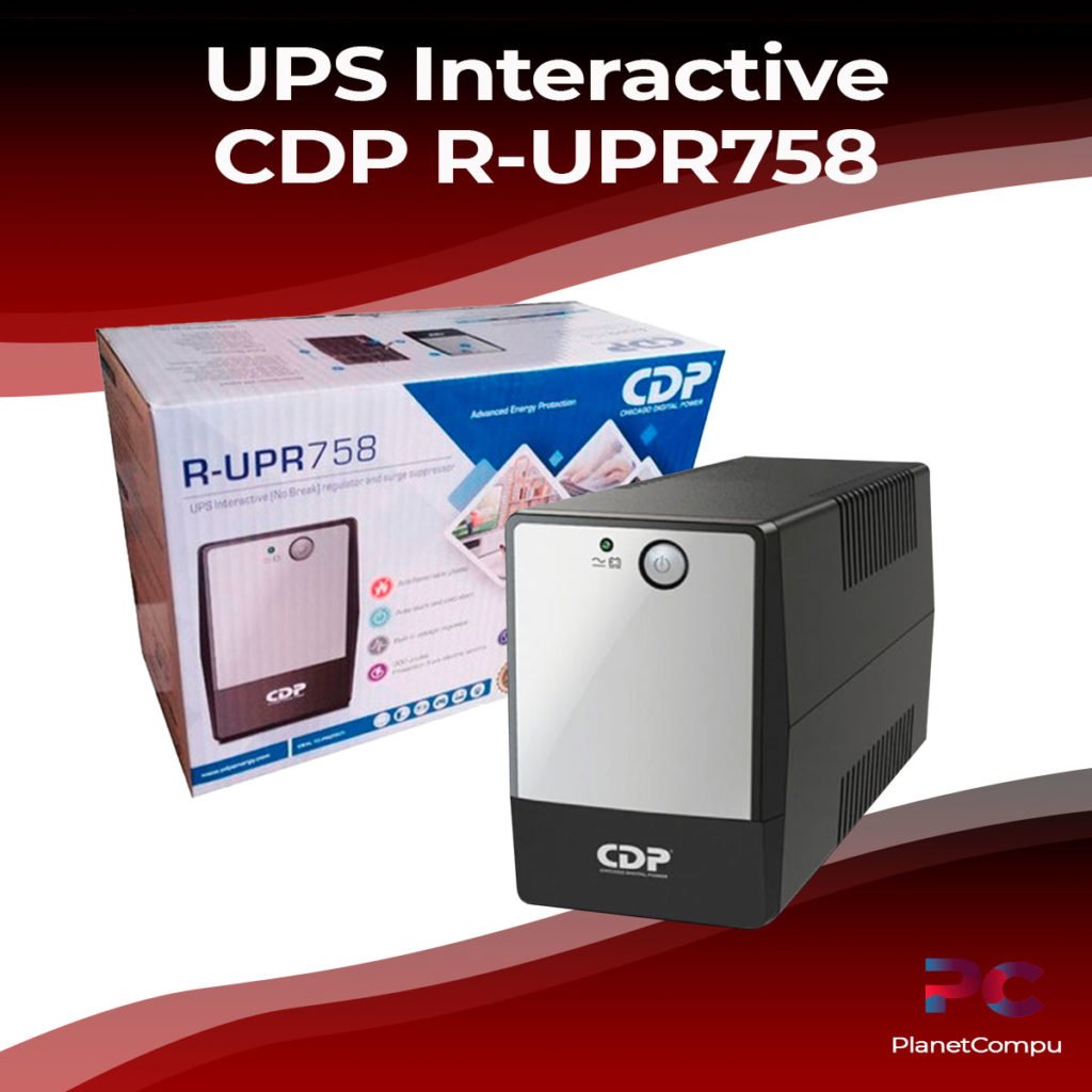 UPS CDP R-UPR758 Interactivo 750VA-375W – PlanetCompu – componentes de PC