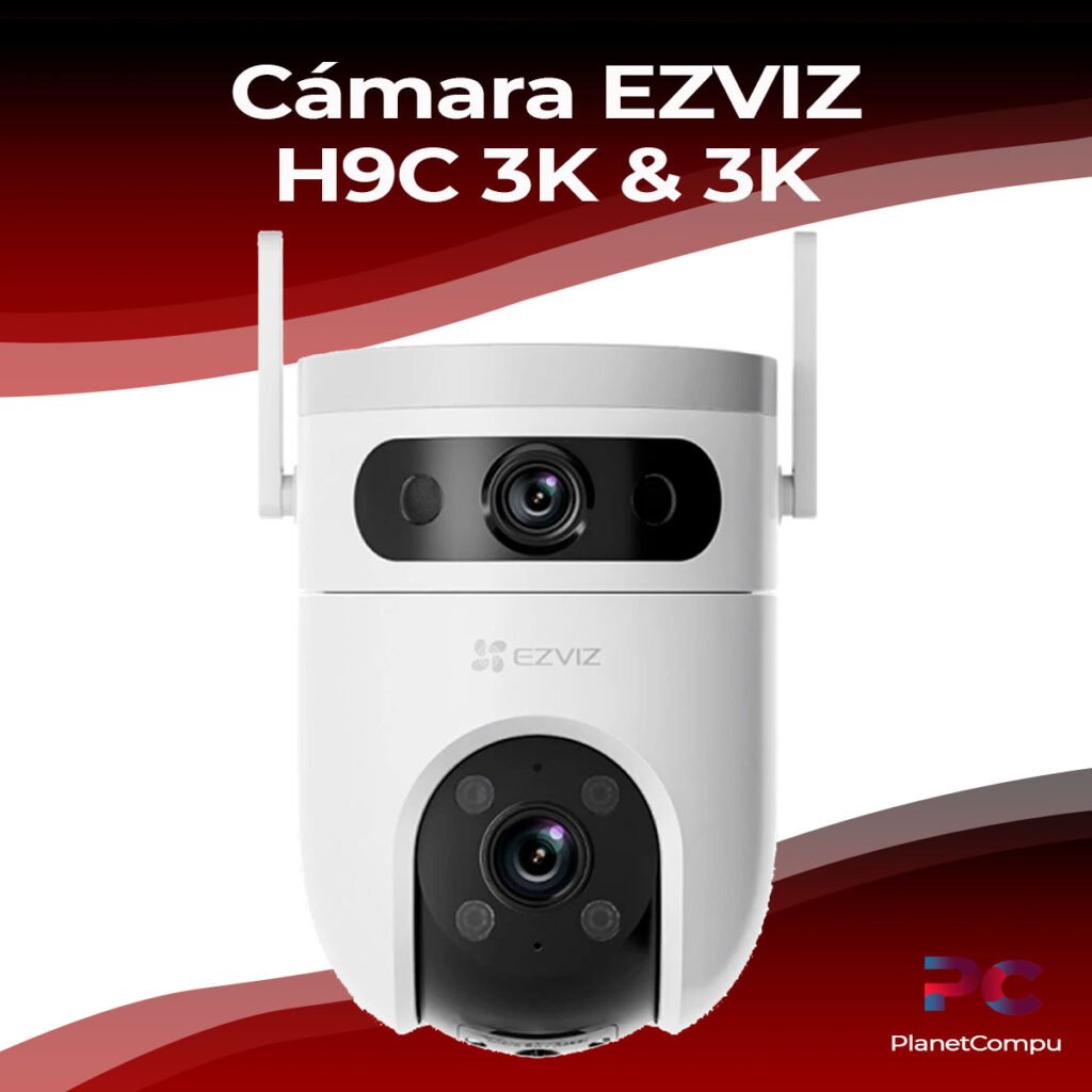 Cámara WiFi IP Ezviz H9C 3k & 3k Doble lente rotatoria – PlanetCompu ...